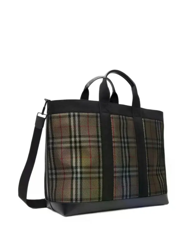 Burberry Ormond Check-pattern Tote Bag