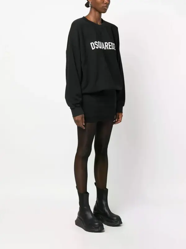 Dsquared2 Logo-print Sweatshirt Minidress