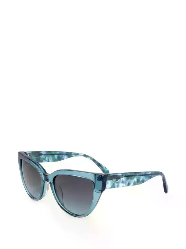 Fossil Tortoiseshell-effect Cat-eye Sunglasses