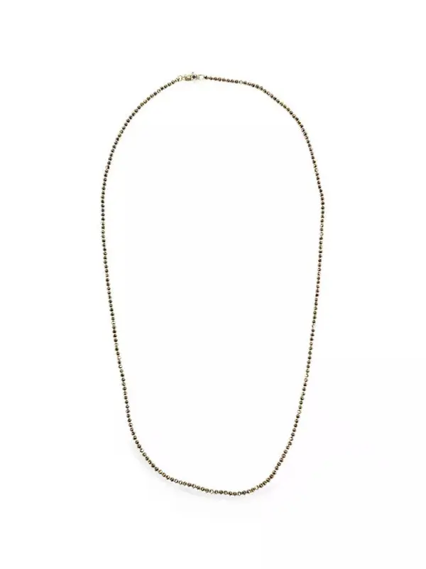MADISON Beaded Pyrite Necklace