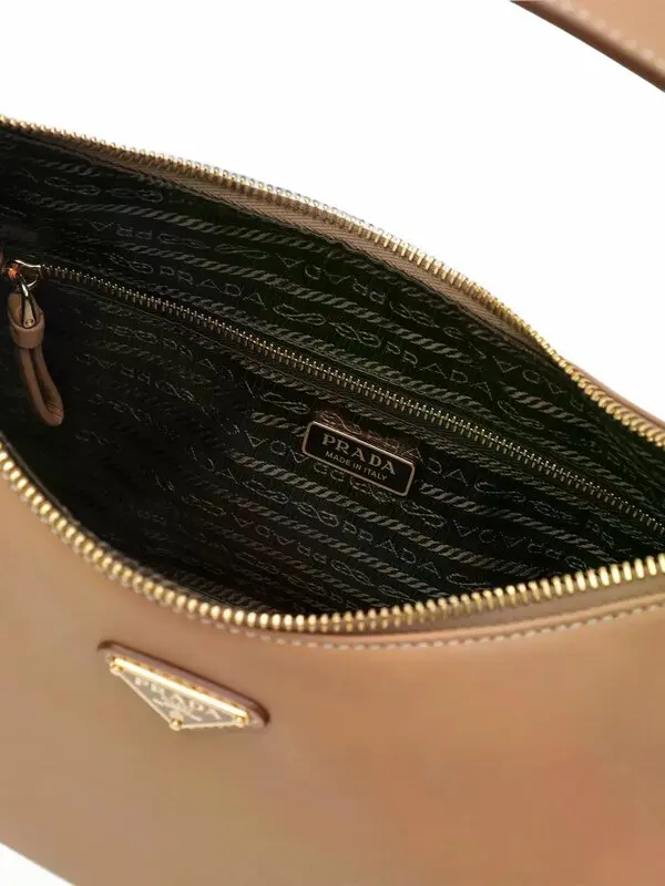 Prada Logo-plaque Tote Bag