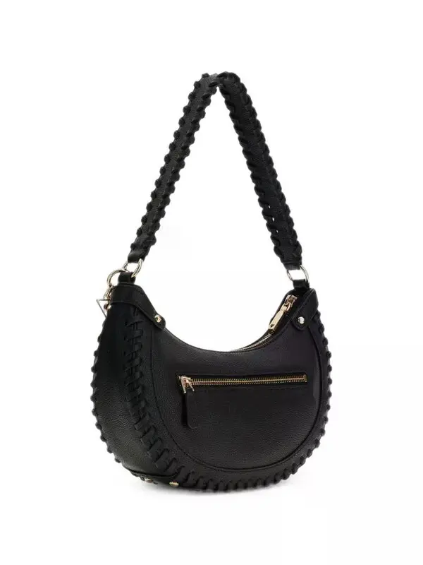Guess Petra Whipstitch Shoulder Bag - Black