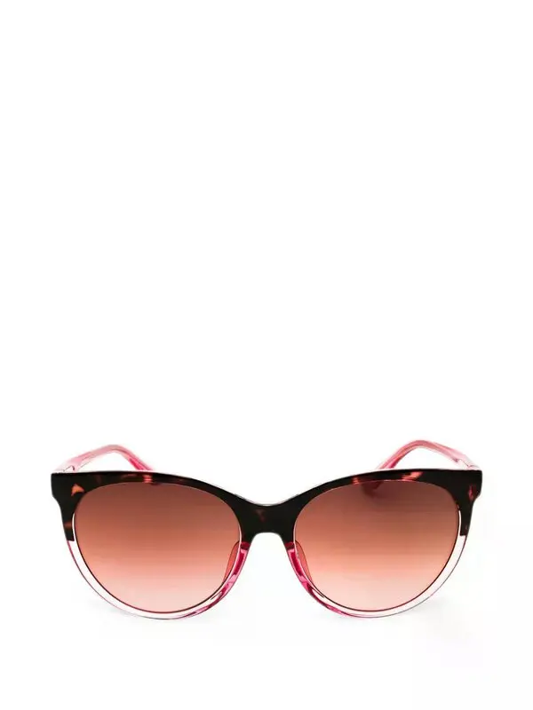 Guess Tortoiseshell-effect Round-frame Sunglasses