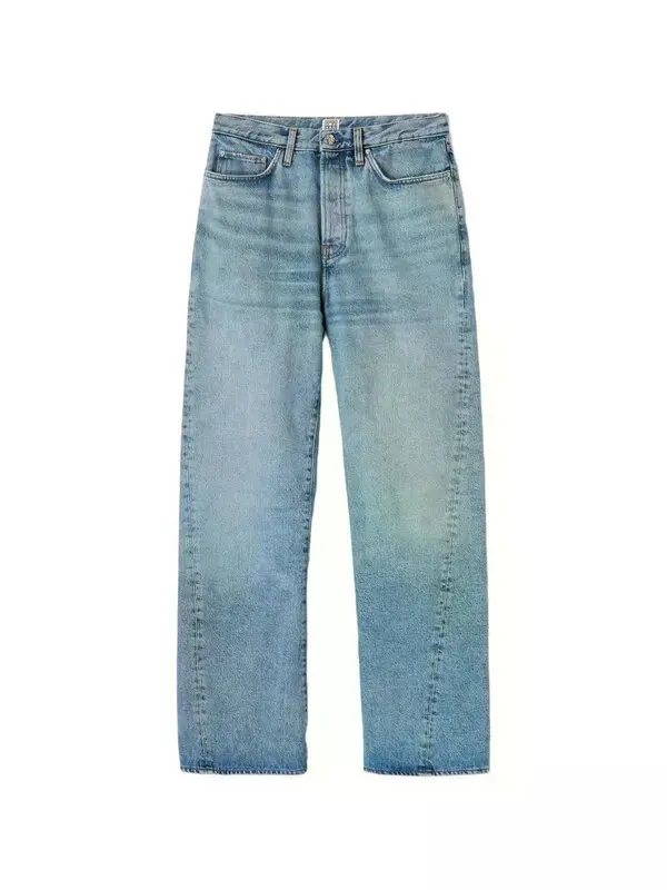 TOTEME Twisted Seam Denim Full Length Worn