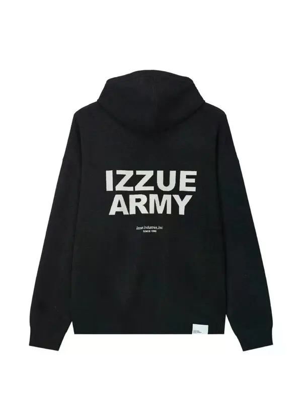 Izzue Logo-print Zip-up Hoodie