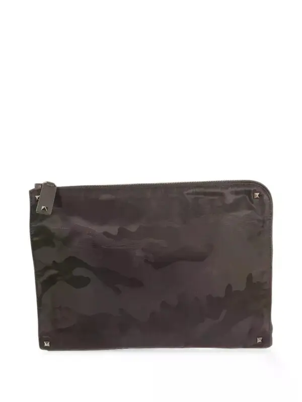 Valentino Garavani Camouflage-print Clutch Bag