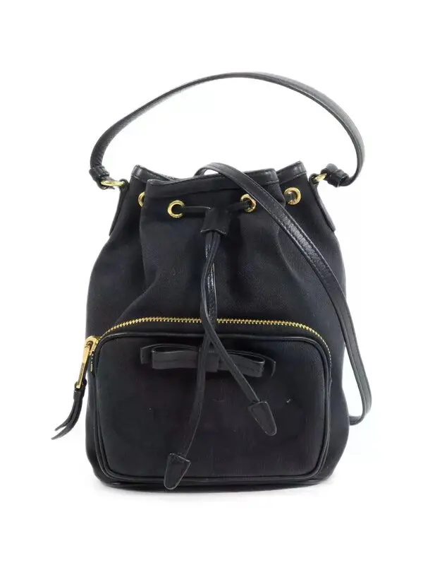 Prada Bow-detail Bucket Bag