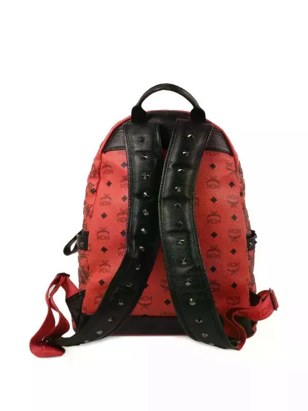 Mcm Stark Studded Backpack