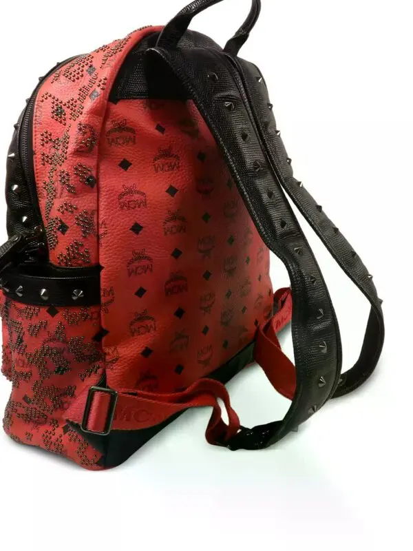 Mcm Stark Studded Backpack