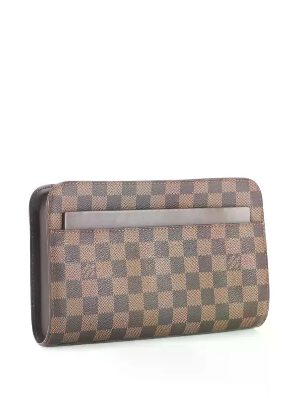 LOUIS VUITTON Pochette Saint Louis Damier Clutch Bag