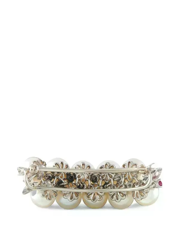 LB EXCLUSIVE Multi-stone Pearl Brooch