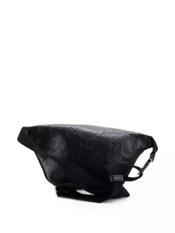 Gucci Gg Embossed Perforated Leather Small Belt Bag
