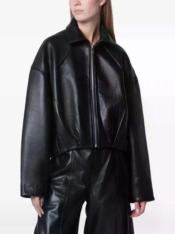 ROTATE BY BIRGER CHRISTENSEN Collared Boxy Jacket