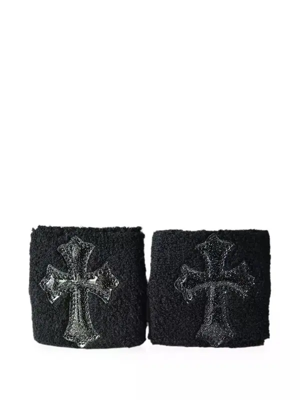 Chrome Hearts Cross-patch Sweatbands - Black