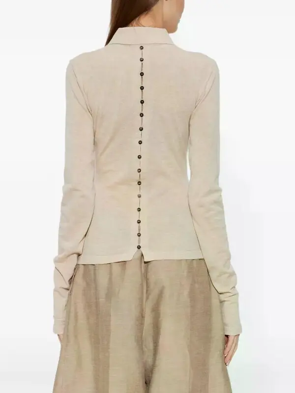 Jacquemus The Merino Long-sleeve Polo Shirt