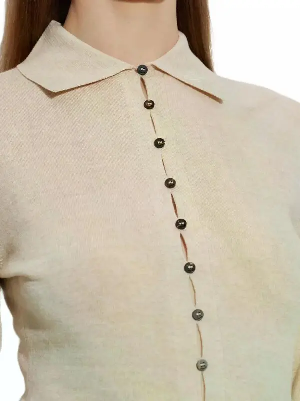 Jacquemus The Merino Long-sleeve Polo Shirt