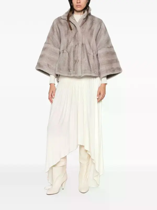 VALENTINI 1972 Faux-fur Drawstring Coat