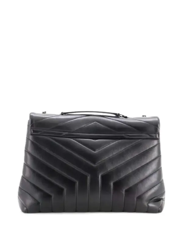 Saint Laurent Loulou Matelasse Chevron Leather Medium Shoulder Bag