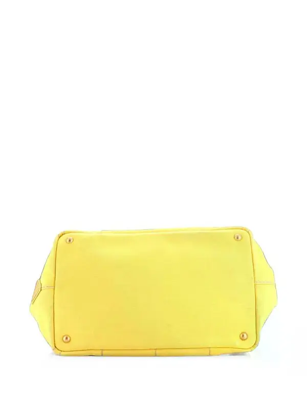 Prada Canapa Convertible Canvas Medium Tote Bag