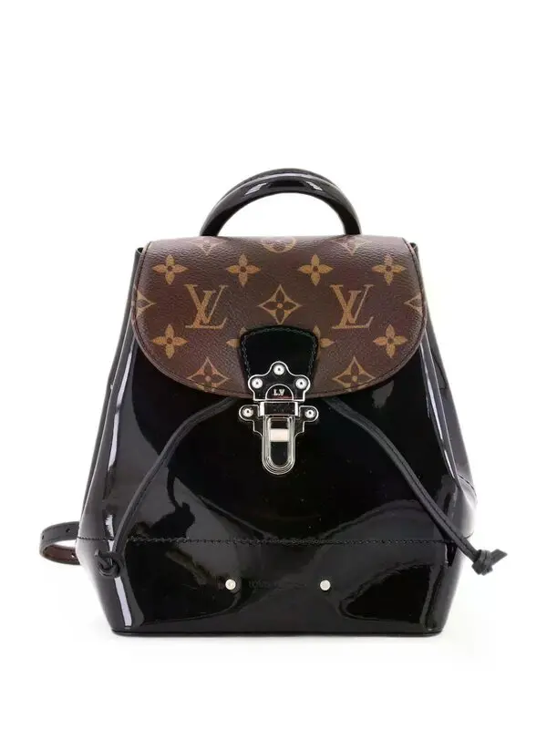 LOUIS VUITTON Hot Springs Vernis With Monogram Canvas Backpack