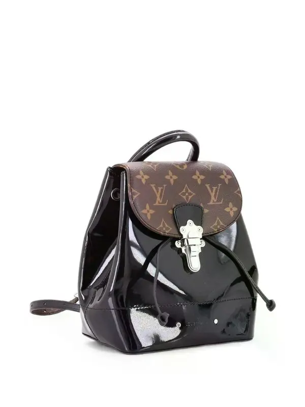 LOUIS VUITTON Hot Springs Vernis With Monogram Canvas Backpack