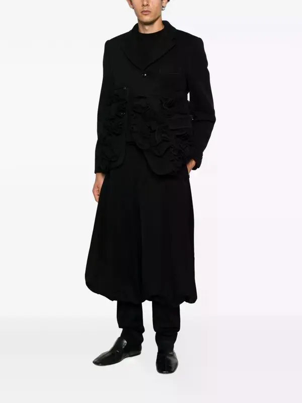 Comme Des Garçons Ruffled Blazer