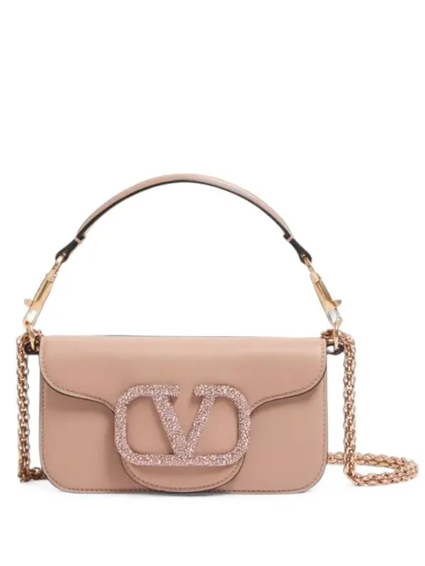 Valentino Garavani Locò Small Leather Shoulder Bag