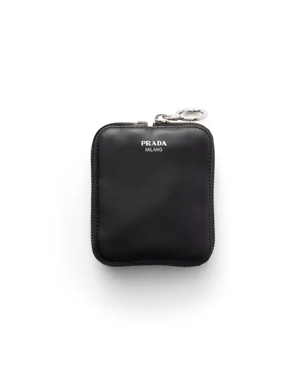 Prada Re-nylon And Leather Foldable Mini Duffel Bag