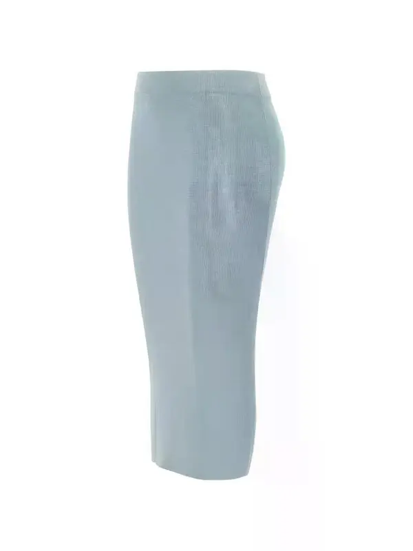 KANGRA Ribbed-knit Lurex-blend Skirt