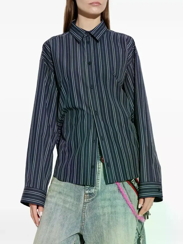 Balenciaga Striped Button-down Shirt