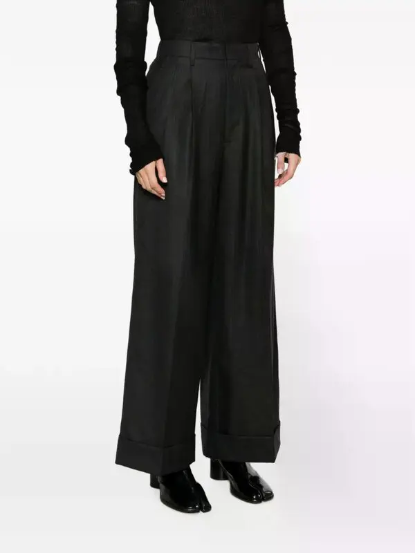 Junya Watanabe Pinstripe Wide-leg Trousers