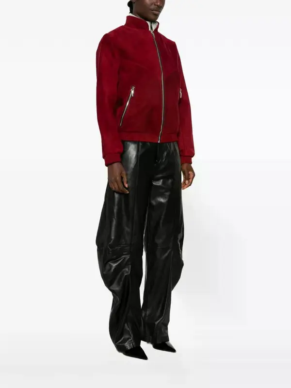 MITILIANE COUTURE Suede Zip-up Jacket