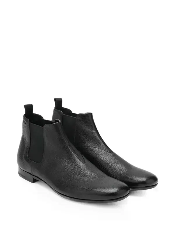 Prada Leather Chelsea Boots