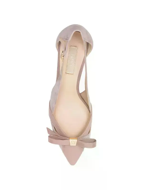 Liu Jo Deva Bow-detail Slingback Pumps