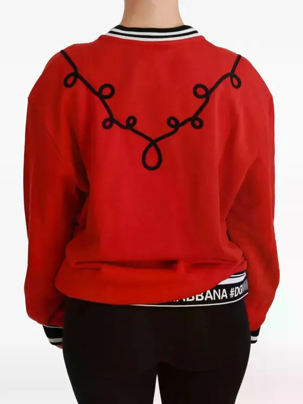Dolce & Gabbana Sequin-embellished Embroidered Sweater