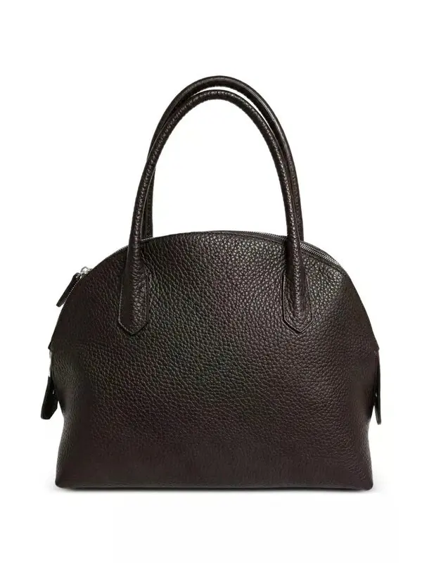 IACUCCI Grained Leather Tote Bag - Brown