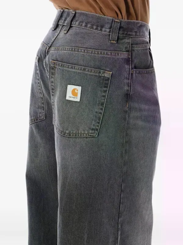 Carhartt Work In Progress Brandon Logo-patch Washed Jeans