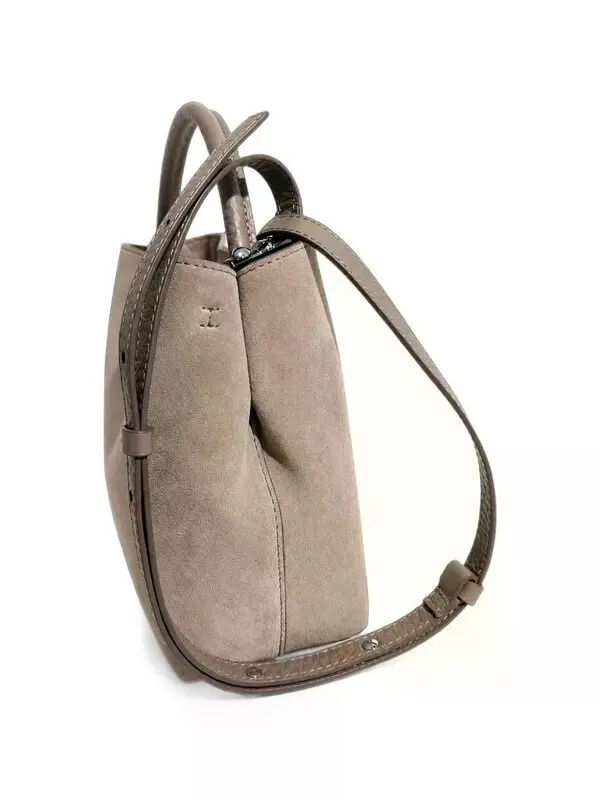 IACUCCI Logo-patch Suede Tote Bag