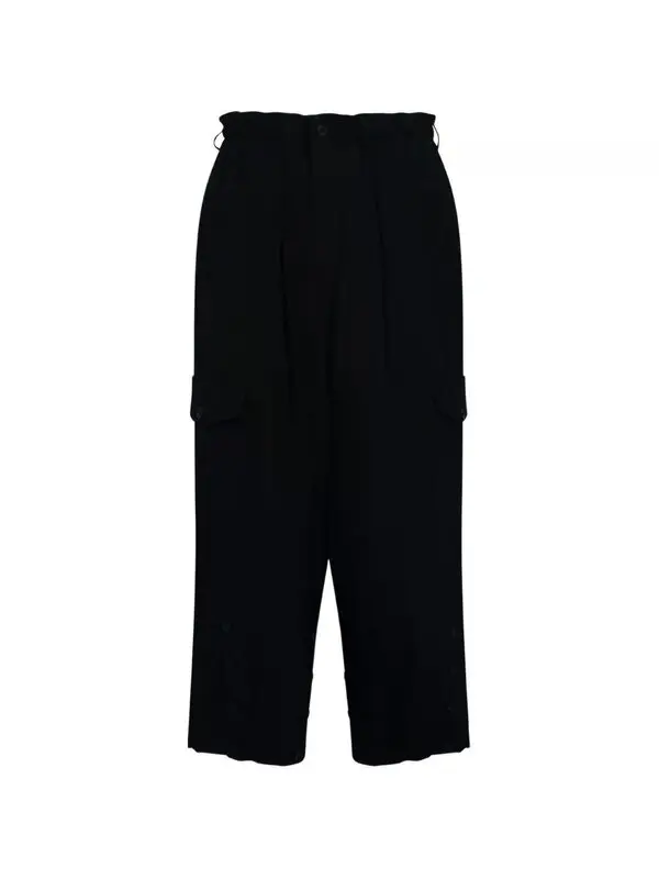 Yohji Yamamoto Button-detail Cargo Trousers