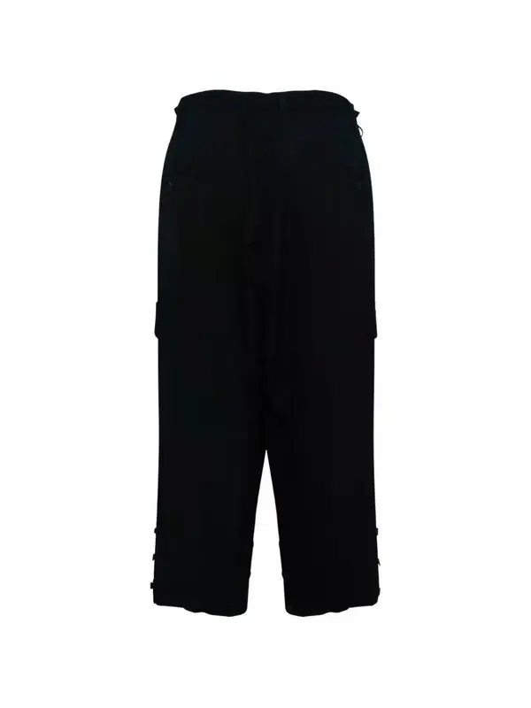 Yohji Yamamoto Button-detail Cargo Trousers