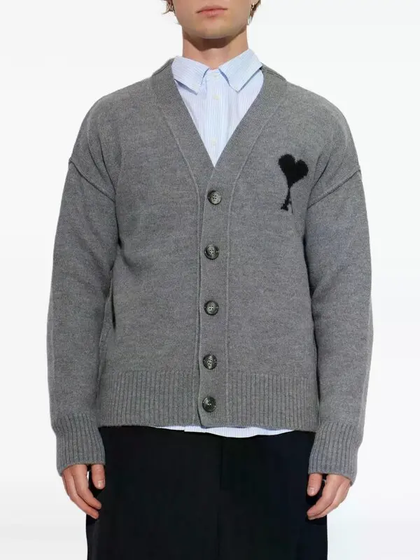 AMI Paris De Coeur Cardigan