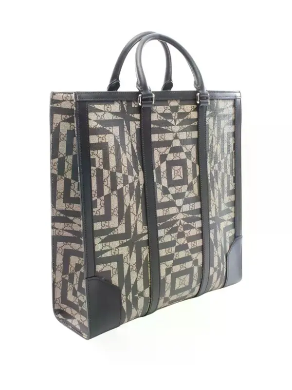 Gucci 2000-2015 Gg Supreme Caleido Vertical Tote Satchel