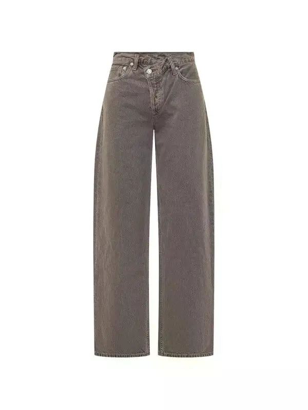 AGOLDE Arc Criss Cross Jeans - Neutrals
