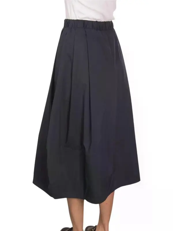 GRAN SASSO Drawstring-waist Pleated Midi Skirt