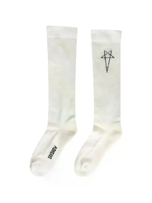 Rick Owens Pentagram Knee-high Socks