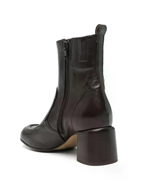LORENA PAGGI Square-toe Ankle Boots