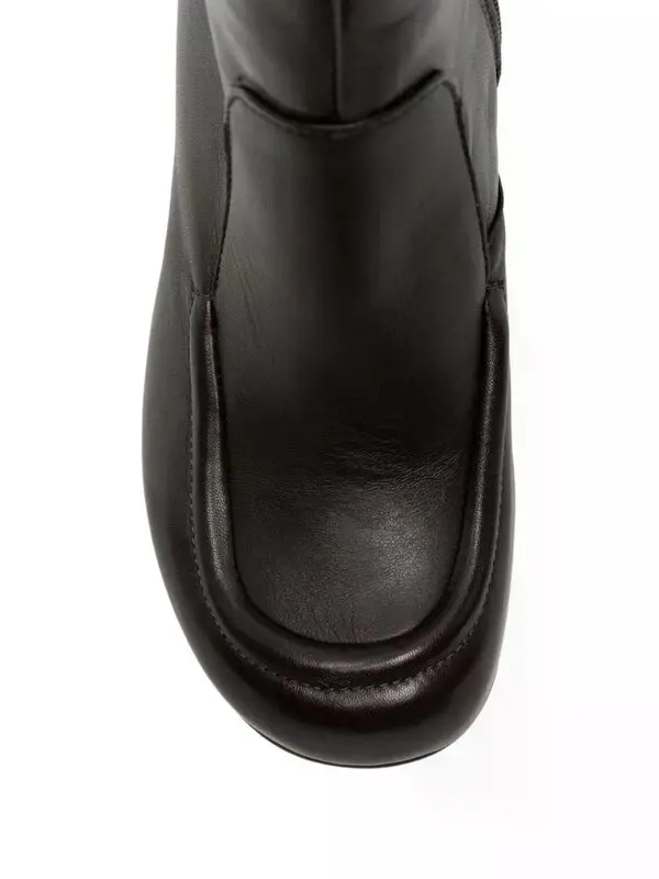 LORENA PAGGI Square-toe Ankle Boots