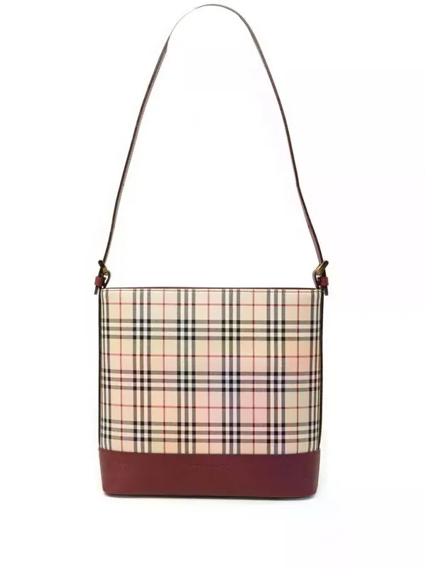 Burberry 2000-2017 House Check Canvas Shoulder Bag