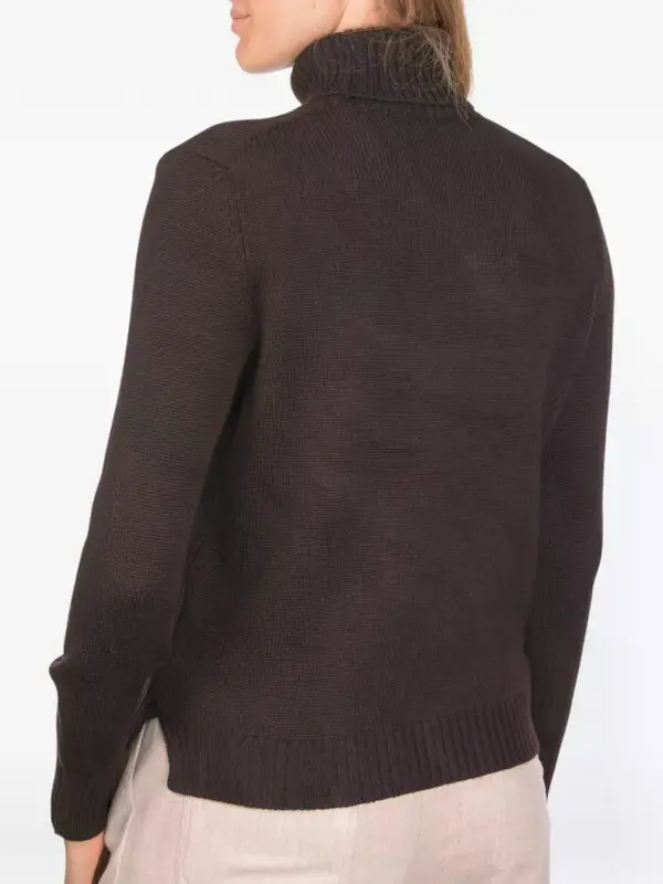 GRAN SASSO Roll-neck Wool Sweater