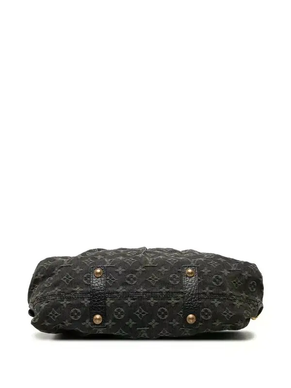 LOUIS VUITTON 2000-2020 Monogram Denim Neo Cabby Mm Satchel